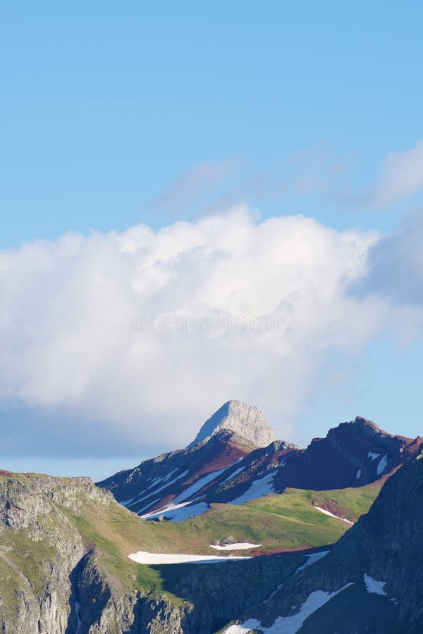 Peak in the Pyrenees stock photo. Image of outdoors - 196873370