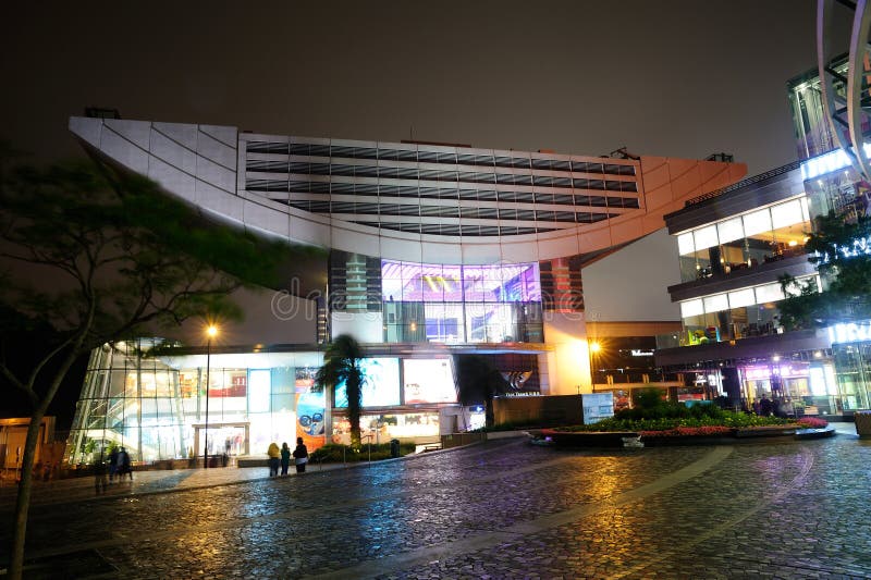 Peak Tower editorial stock image. Image of blue, asian - 27828809