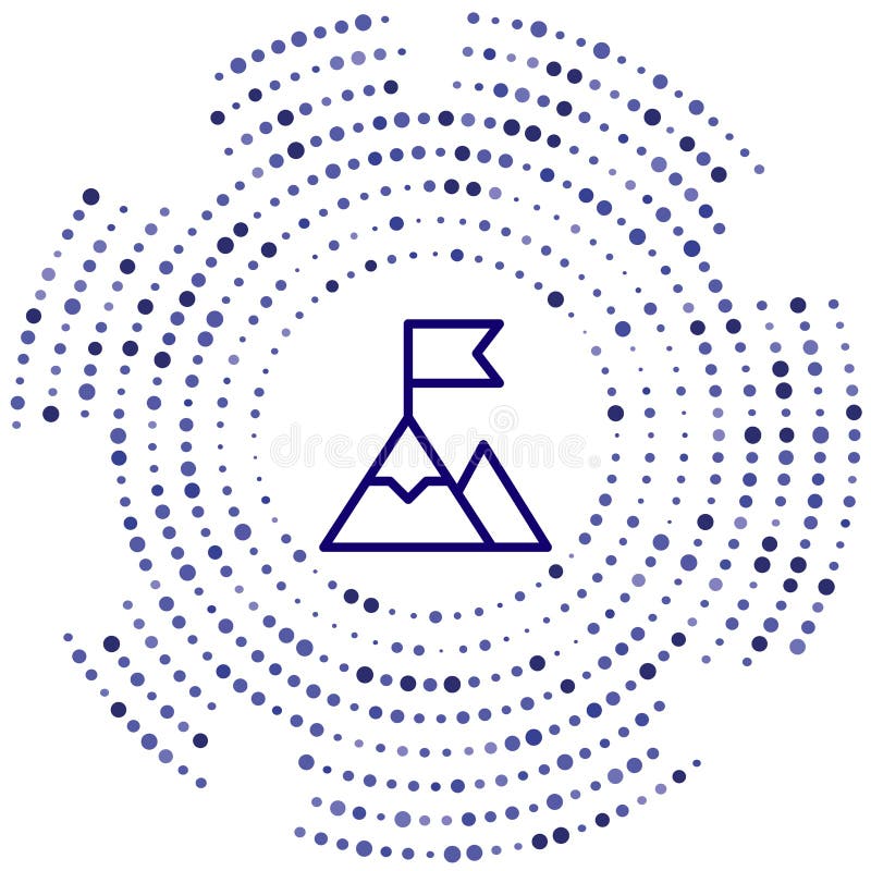 Peak Vector Icon. Peak Editable Stroke. Peak Linear Symbol For Use On ...