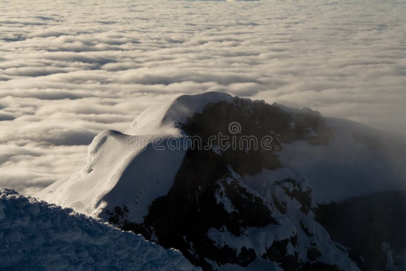 Peak view stock photo. Image of peak, alpinist, mountaineer - 6418956