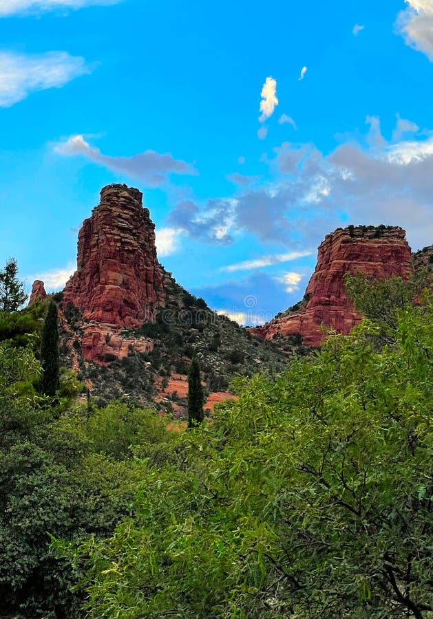 Spotlight Cloud between the Cliffs Stock Image - Image of spotlight ...