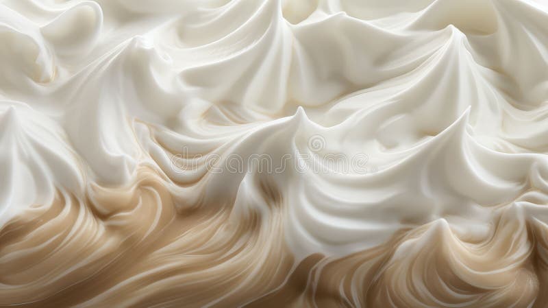 Peaks coffee latte texture stock illustration. Illustration of closer ...