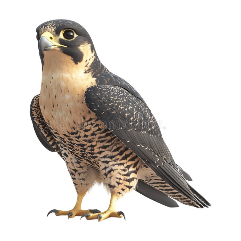 Peale S Falcon Bird on Transparent Background - Ai Generated Stock ...