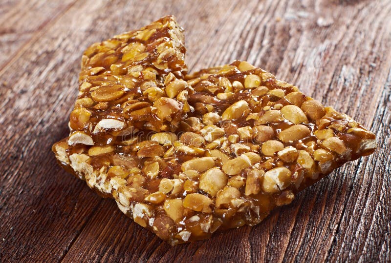 Peanut brittle sweet hard stock photo. Image of caramel - 31679304