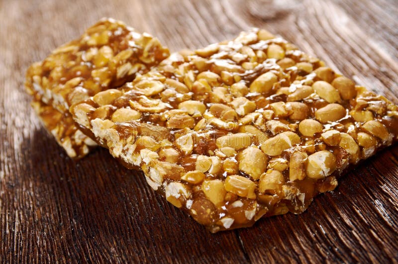 Peanut brittle sweet hard stock image. Image of closeup - 32142543