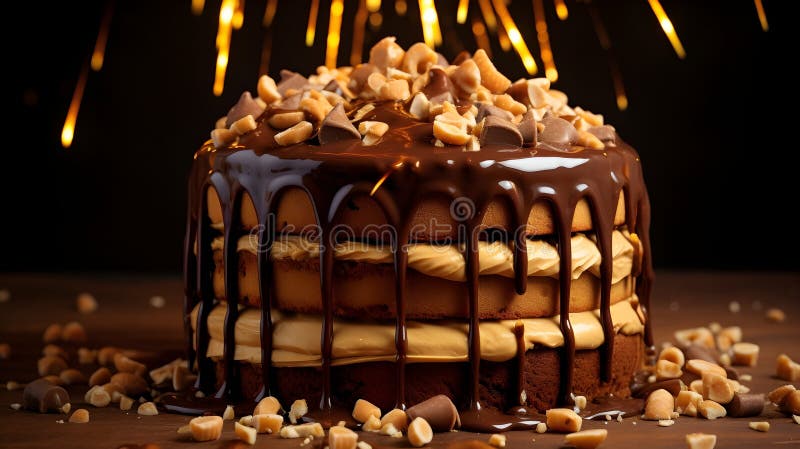 Peanut Butter Chocolate Explosion Cake, a Celebration of the Beloved ...