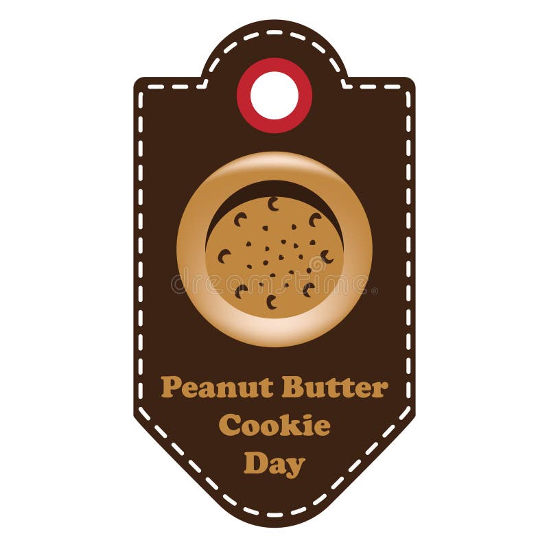 Peanut Butter Cookie Day stock vector. Illustration of clipart - 386771282