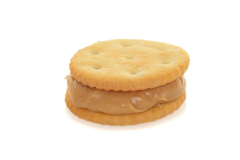 Peanut Butter Cracker Snack Stock Photo - Image of creamy, healthy ...
