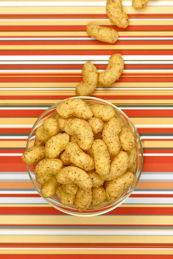 Peanut Flips Snack on a Plate Stock Photo - Image of junk, fast: 33456298