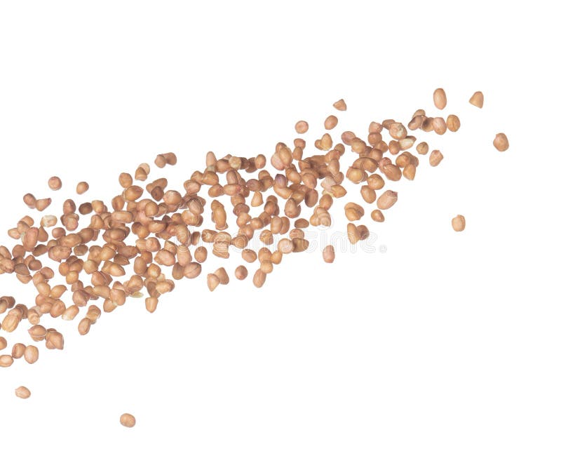 Peanut Flying Explosion, Brown Grain Peanuts Explode Abstract Cloud Fly ...