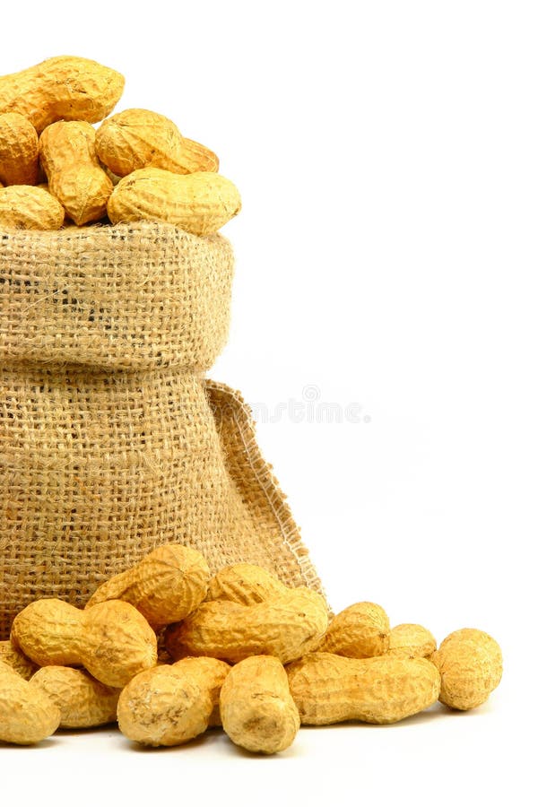 Peanut in a bag stock image. Image of brown, butter, background - 25531281