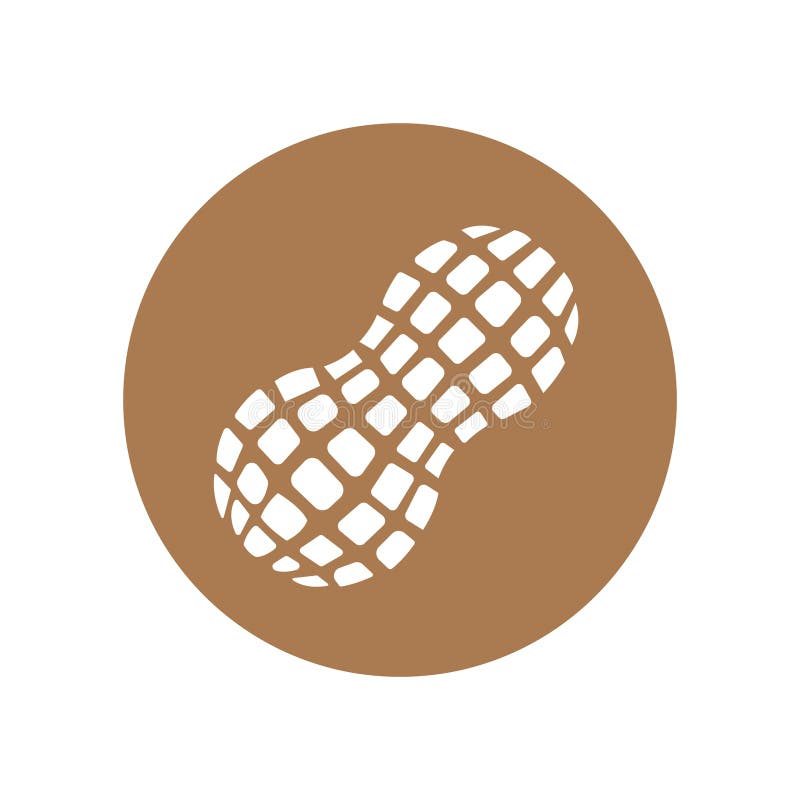 Peanut icon stock vector. Illustration of symbol, tasty - 281484204