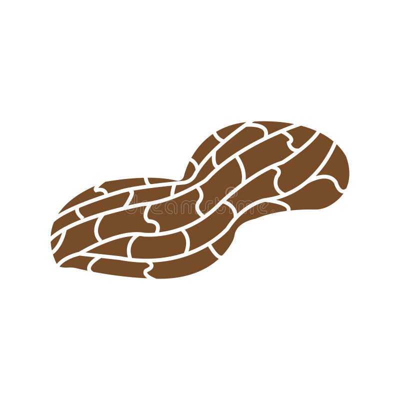 Peanut icon stock vector. Illustration of snack, sketch - 290990569