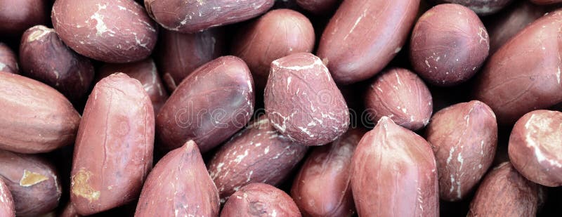 Peanut. a Lot of Small Yellow Nuts with Brown Peel Stock Image - Image ...