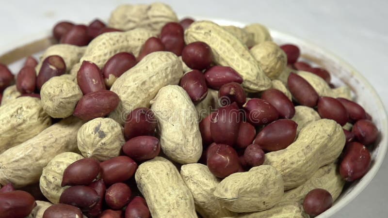Peanut on a Plate stock footage. Video of ingredient - 53411168