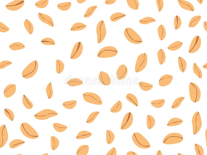 Peanut Seamless Pattern. Roasted Peanuts. Background Design for ...