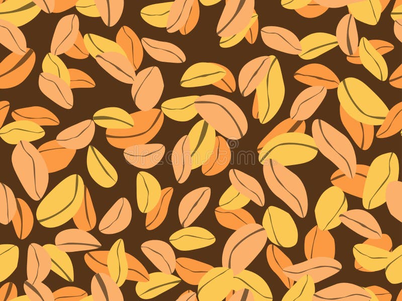 Peanut Seamless Pattern. Roasted Peanuts. Background Design for ...