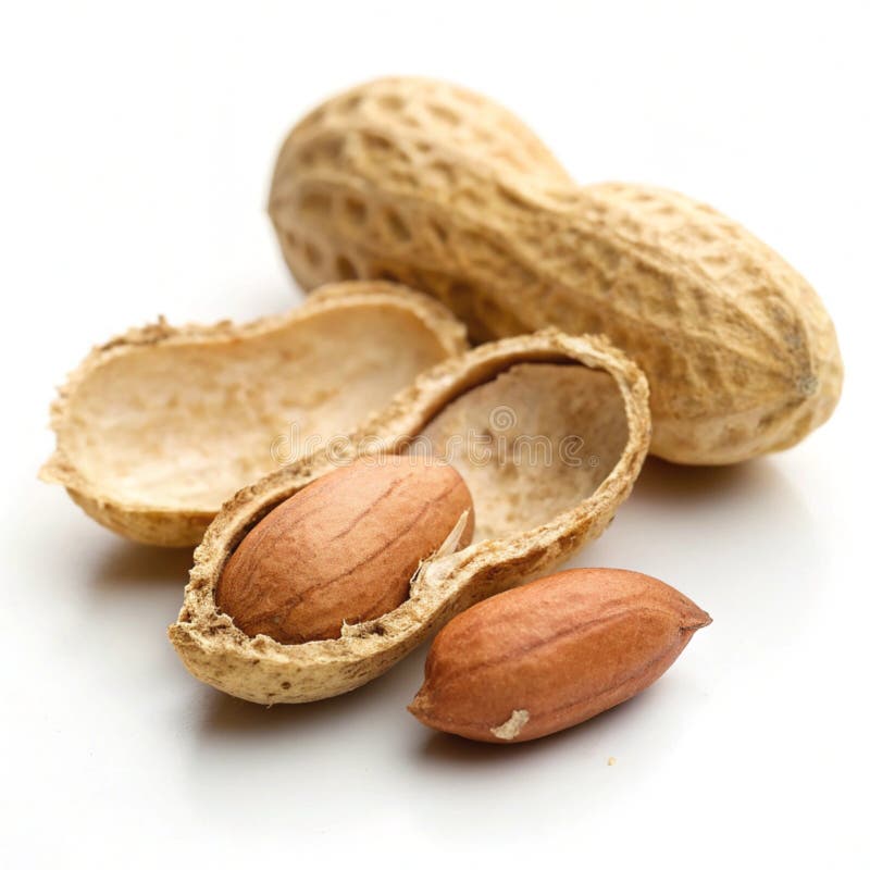 Peanut Shell Isolated on Transparent Background Stock Illustration ...
