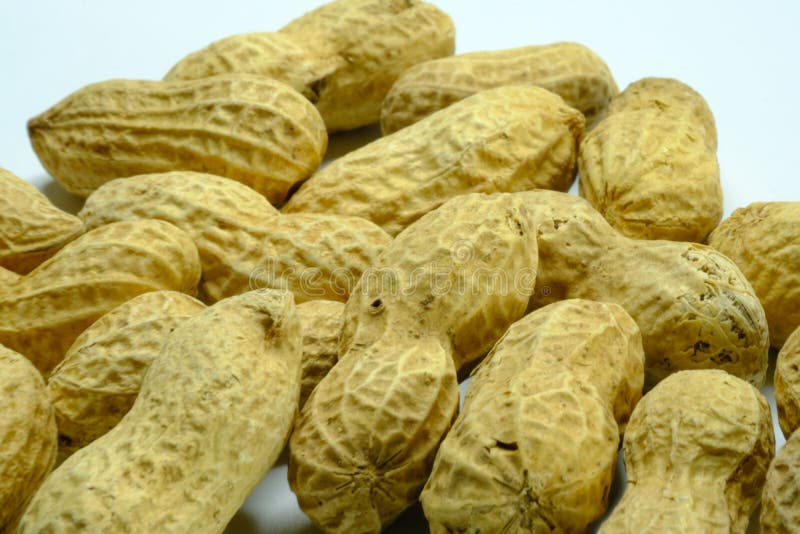 Peanut in a Shell Texture. Food Background of Peanuts. Stock Photo ...