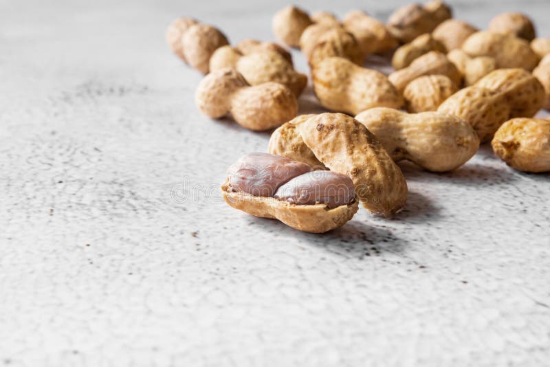 Peanut in a shell texture stock photo. Image of agricultural - 194944216