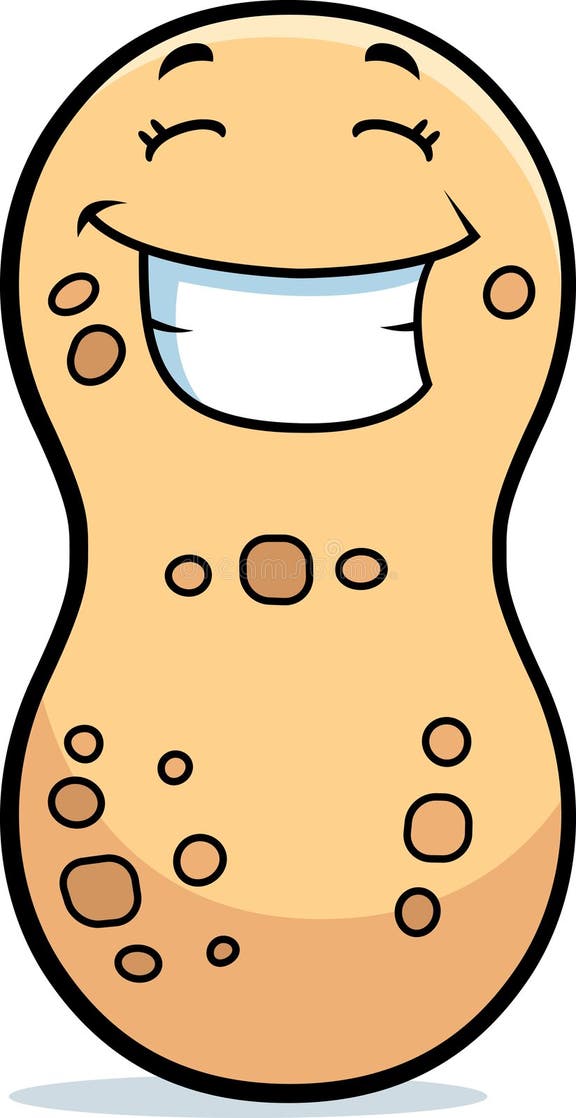 Peanut Smiling stock vector. Illustration of smiling - 11921029