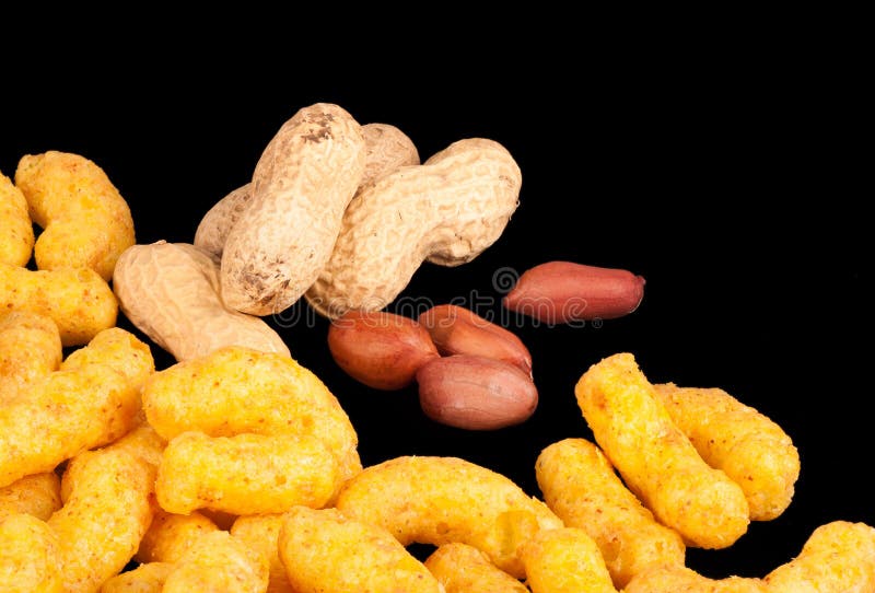 Peanut snack stock image. Image of crunchy, crispy, heap - 25742921