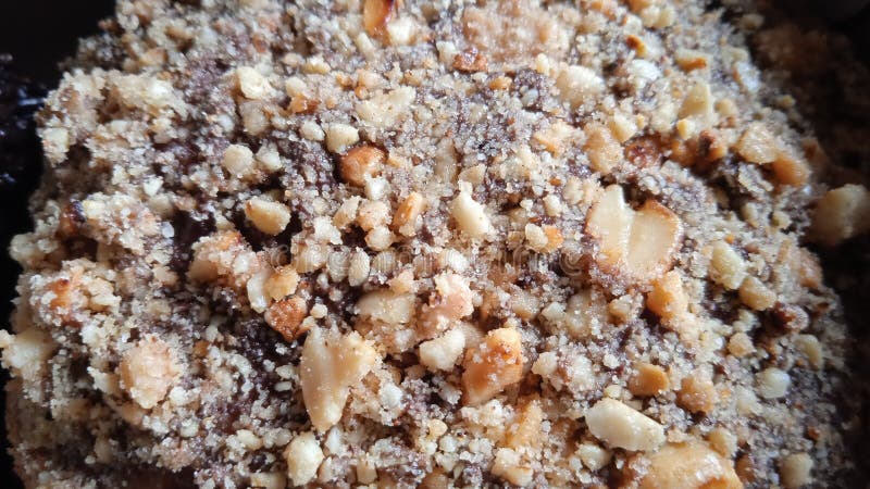 Peanut topping on donuts stock photo. Image of sweetness - 242833780