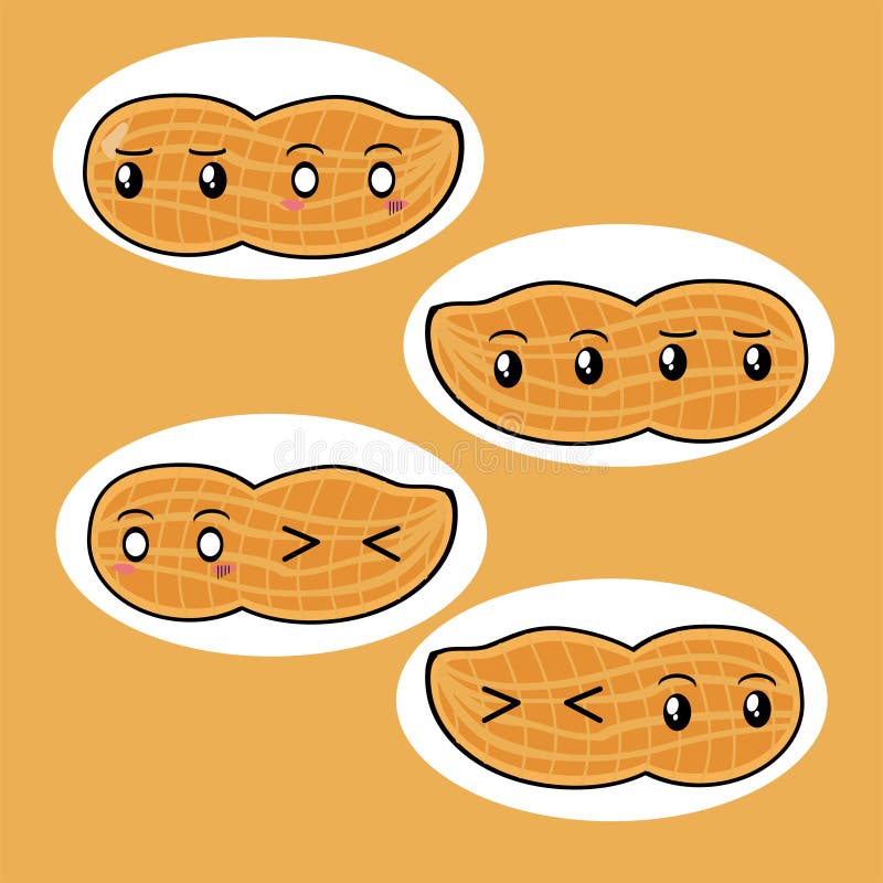 Peanut Vegetable Mixed Mask Stock Vector - Illustration of diet, fresh ...