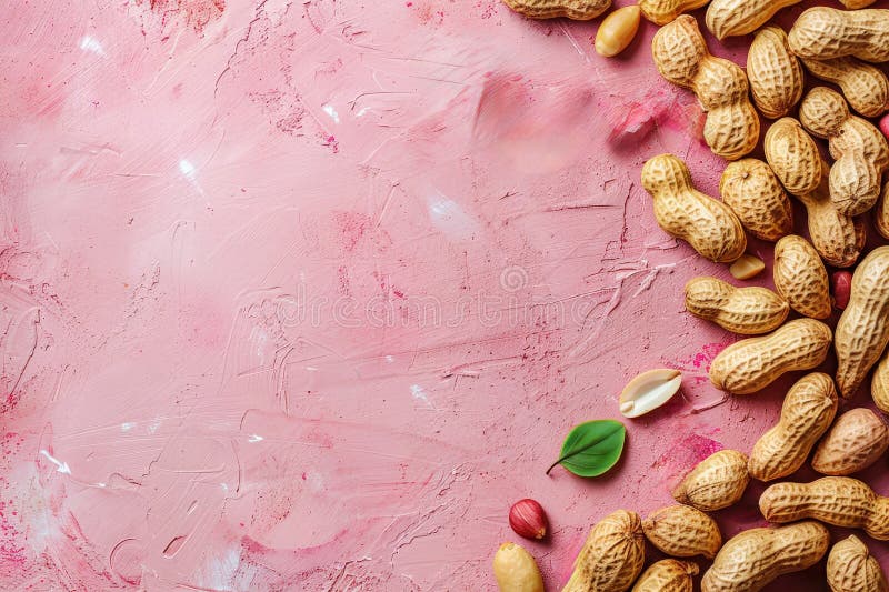 Peanuts Background. Shallow Depth of Field Healthy Nut Snack in Rustic ...