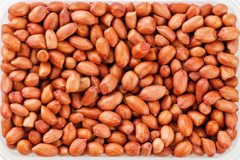 Peanuts, for Background or Textures. Uncleaned Inshell Peanuts. Stock ...