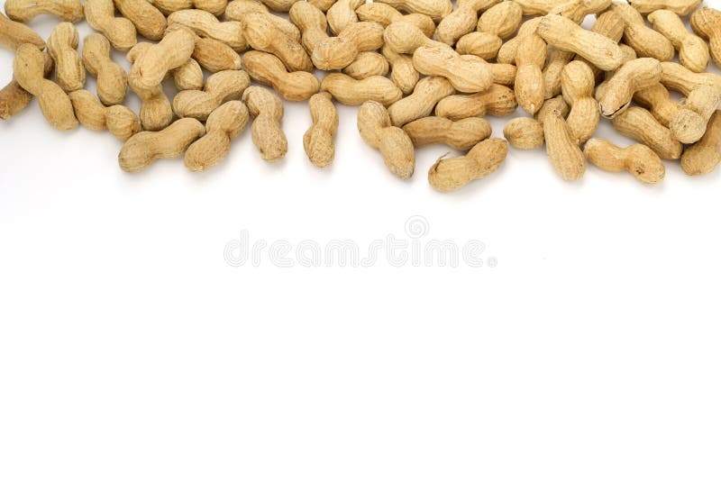 Peanuts border stock image. Image of texture, food, nutshell - 36036611