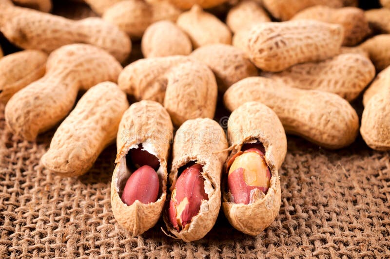 Peanuts close up stock photo. Image of ingredient, heap - 32996944
