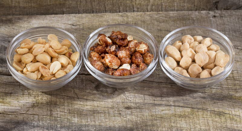 Peanuts With Different Processes - Sugared Peanuts Stock Image - Image ...