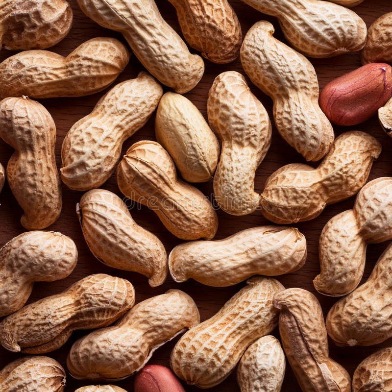 Peanuts food, AI generated stock illustration. Illustration of dried ...