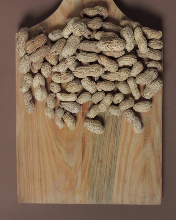 Peanuts that Grow into the Ground and Leaves Appear on the Surface of ...