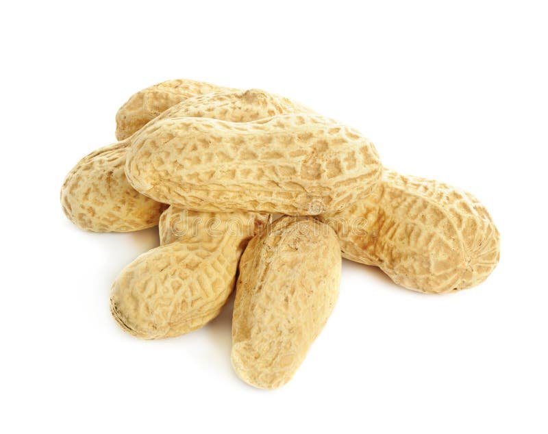 Peanuts isolated stock photo. Image of seed, brown, gourmet - 28894188