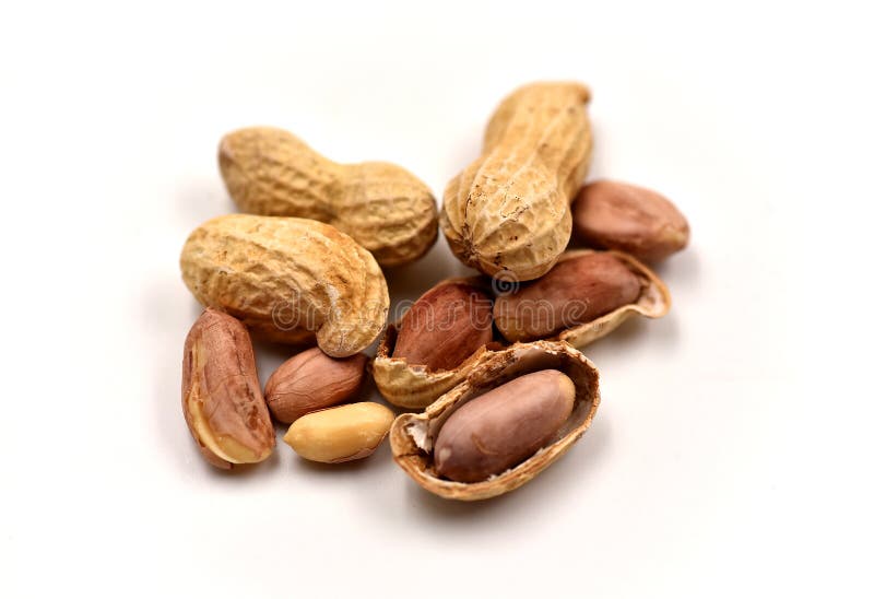 Peanuts Isolated stock photo. Image of delicious, nutrient - 85881476