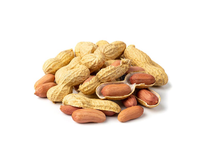Peanuts Isolated, Roasted Arachis Nuts, Open Pea Nut, Whole Groundnut ...
