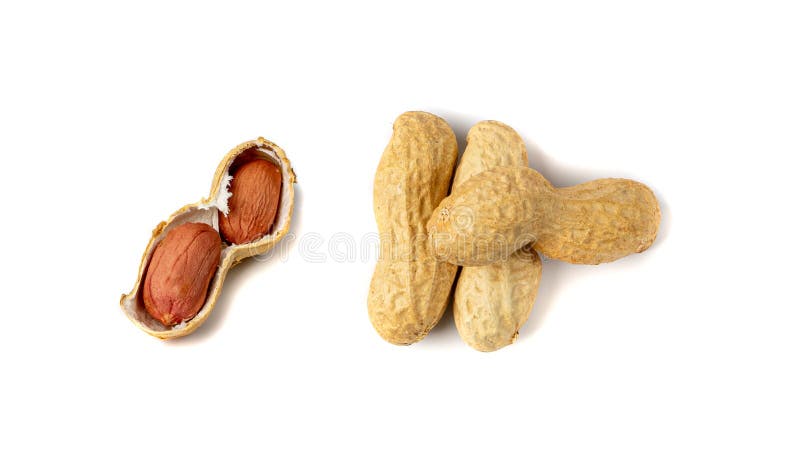 Peanuts Isolated, Roasted Arachis Nuts, Open Pea Nut, Whole Groundnut ...
