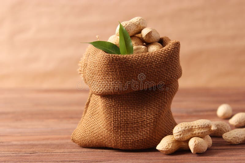 Peanuts on a Light Background Close-up Stock Photo - Image of protein ...