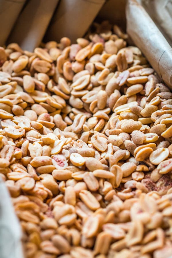 Peanuts in paper bag stock image. Image of groceries - 82396577