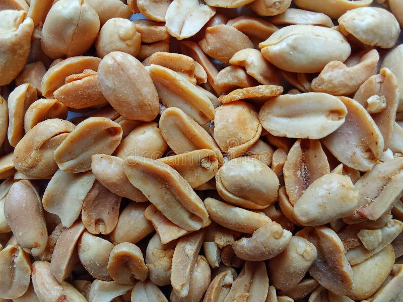 Peanuts, Roasted Peanuts, Peeled and Salted Peanuts Stock Image - Image ...