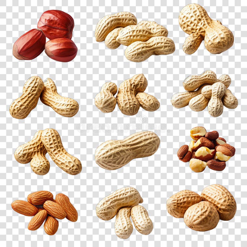 Peanuts set stock image. Illustration of macro, realistic - 341485901