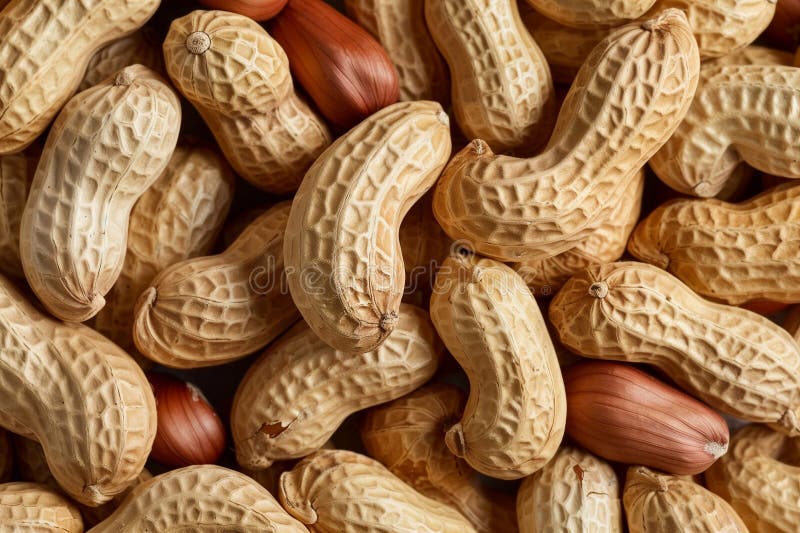 Peanuts in shell stock illustration. Illustration of closeup - 342852100