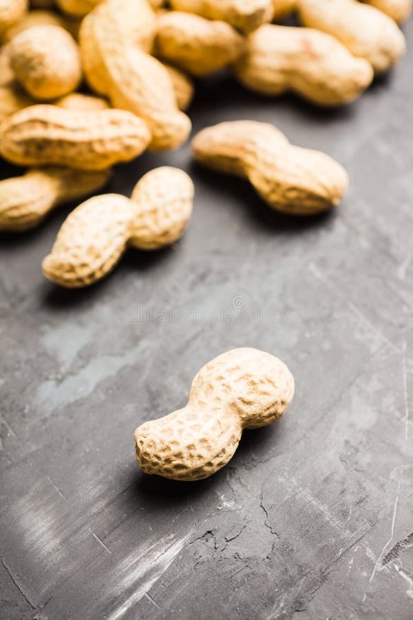 Peanuts in Shell. Selecttive Focus Stock Image - Image of snack, shell ...