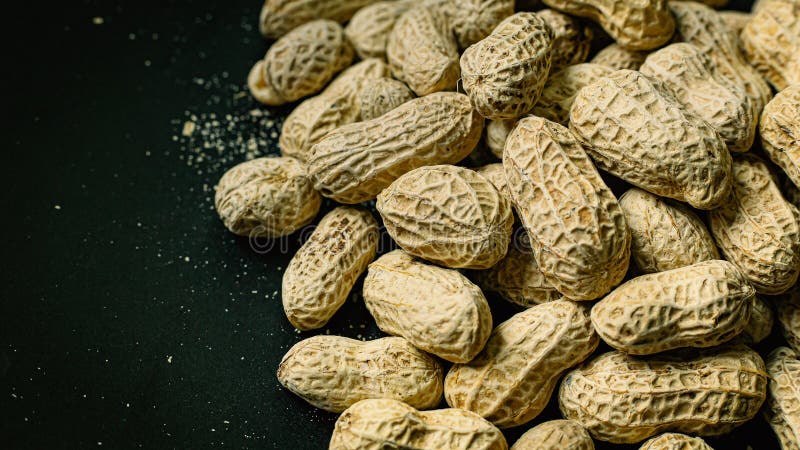 Peanuts in a Shell Texture for Food Content Stock Photo - Image of diet ...