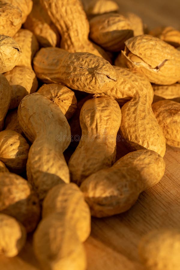 Peanuts in Shells. Roasted in the Shell Peanuts Stock Image - Image of ...
