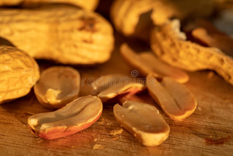 Peanuts in Shells. Roasted in the Shell Peanuts Stock Image - Image of ...