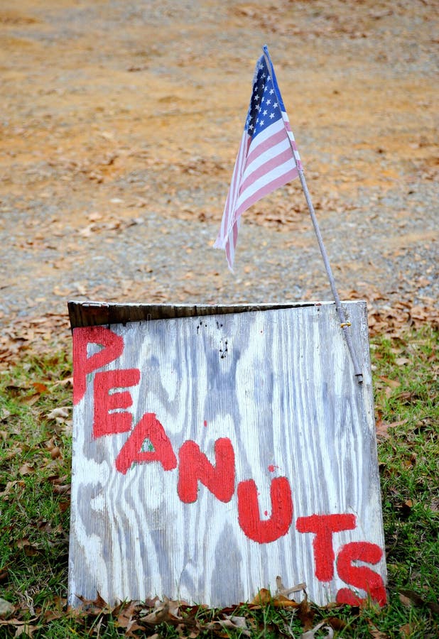 Peanuts sign. stock photo. Image of peanuts, displayed - 115898764
