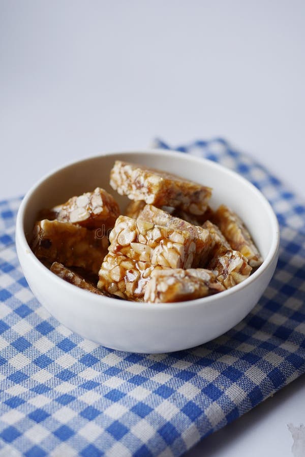 Peanuts Sweet Candy in a Bowl on Table Stock Image - Image of chocolate ...
